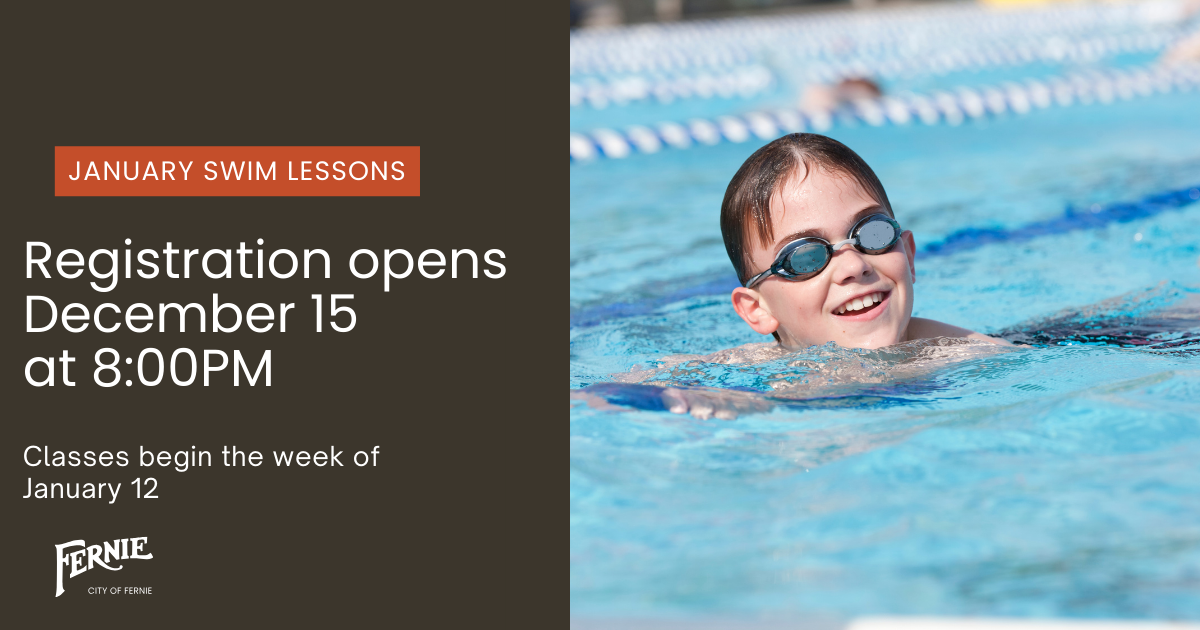 City of Fernie | Swim Lesson Registration Opens