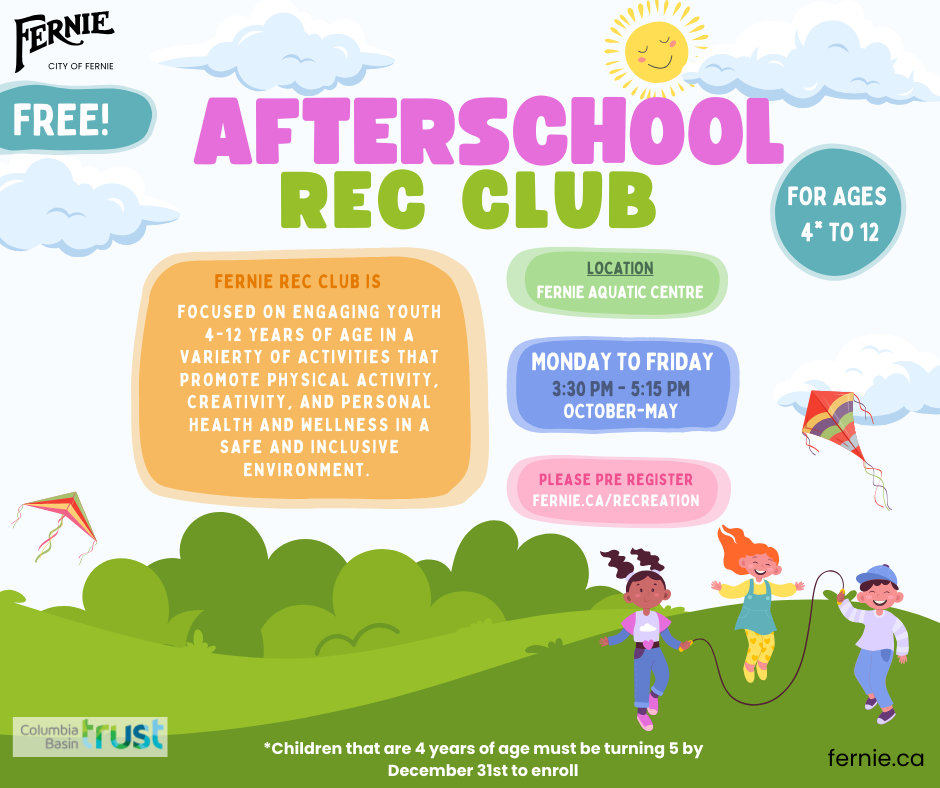 City of Fernie | Afterschool Rec Club