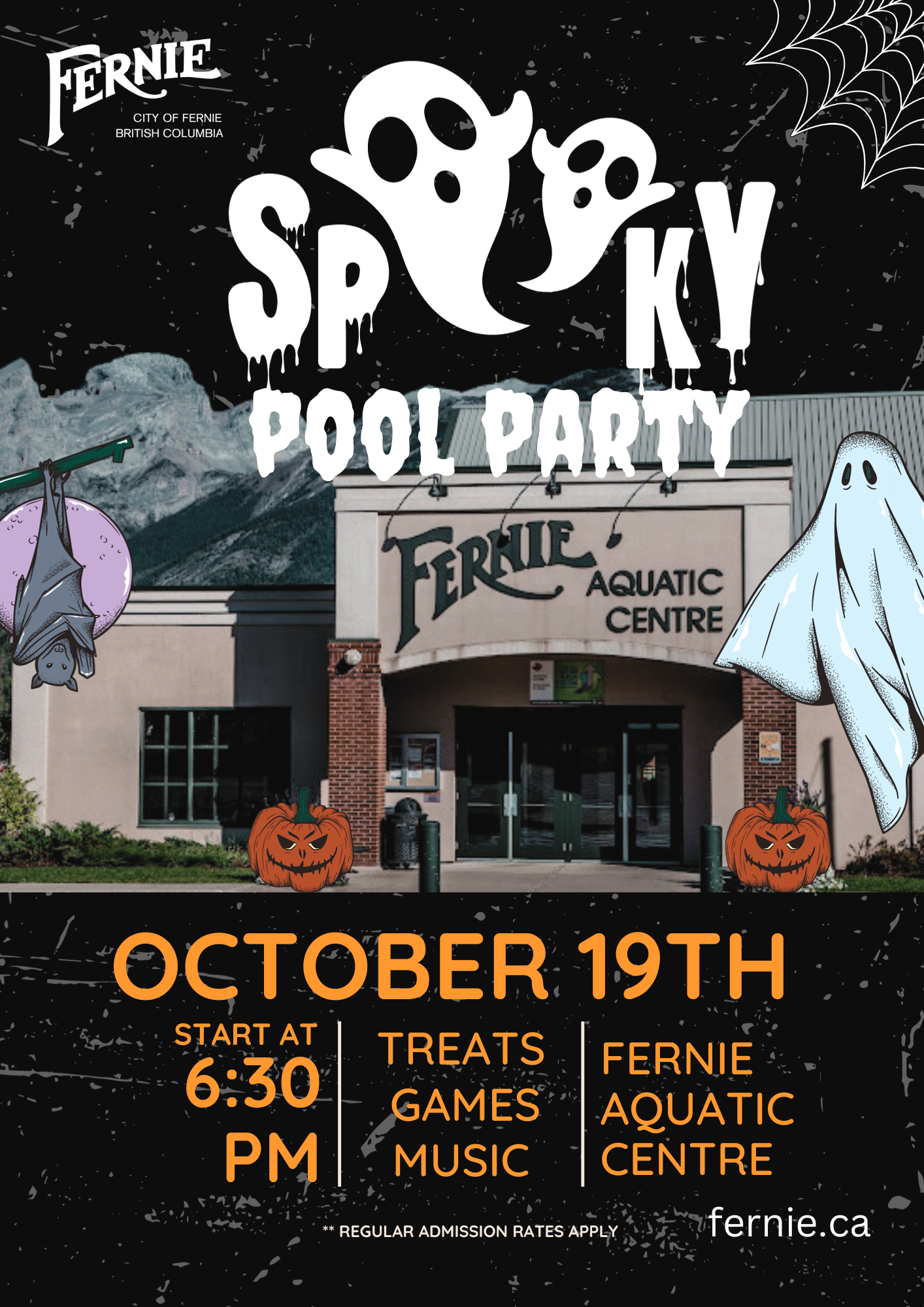 City of Fernie | Spooky Pool Party